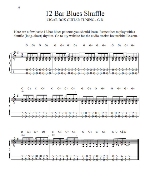 2-String Cigar Box Guitar Book | Brent Robitaille | Kalymi Music