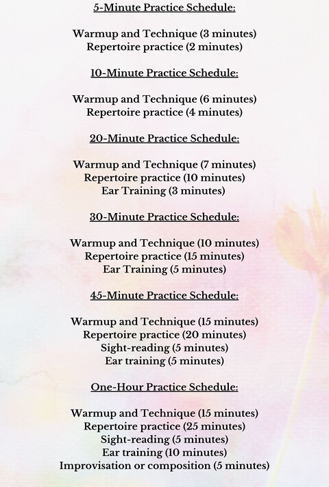 Max-out Your Music Practice Schedule | Kalymi Music
